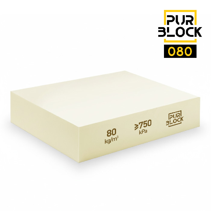 PUR doska/block modelová/dizajn/konštrukčná PURBLOCK 080